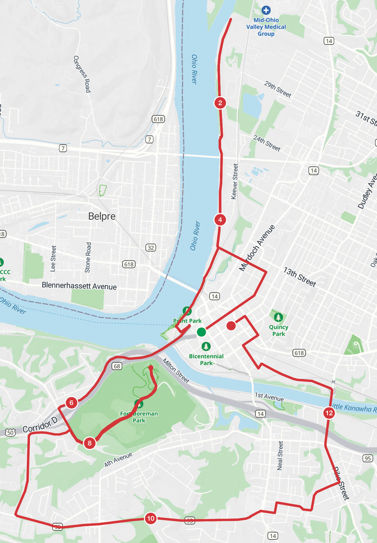 03-07-26 Half Marathon Map-tle | News, Sports, Jobs - Marietta Times